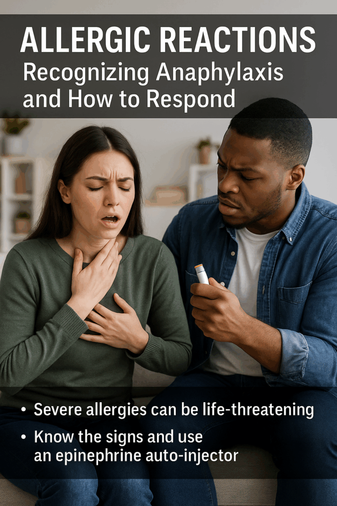 Anaphylaxis First Aid | Recognizing Severe Allergic Reactions